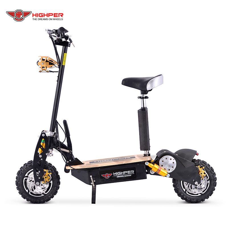 China 1000w~2000w Eletric Scooter with Seat 12inch off Road for Adults ...