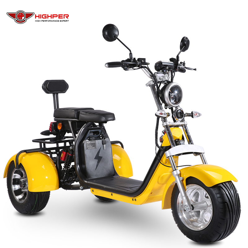 China Off Road 2000w Electric 3 Wheel Motorcycle Scooter Adult ...